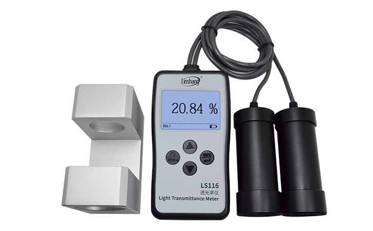 玻璃透光率计_高精度透光率仪_林上LS116便携式透光率测试仪